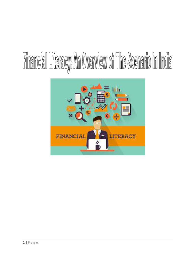 A Project Work On Financial Literacy | PDF | Financial Literacy ...