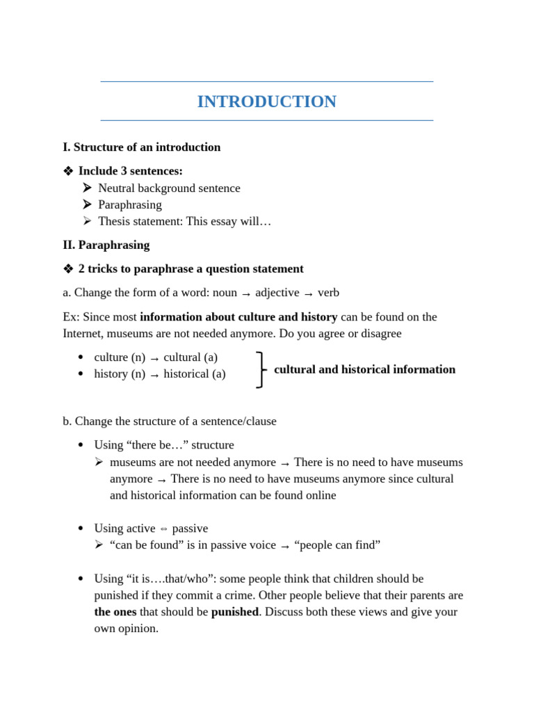 How To Write An Introduction | PDF