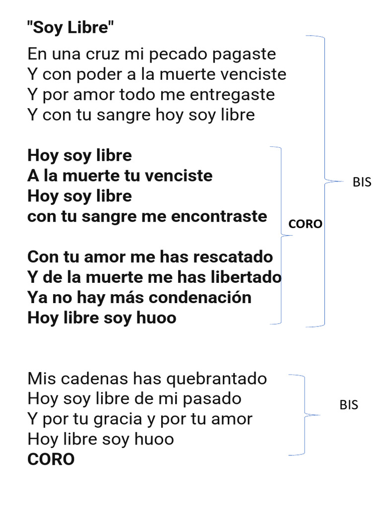Soy Libre | PDF