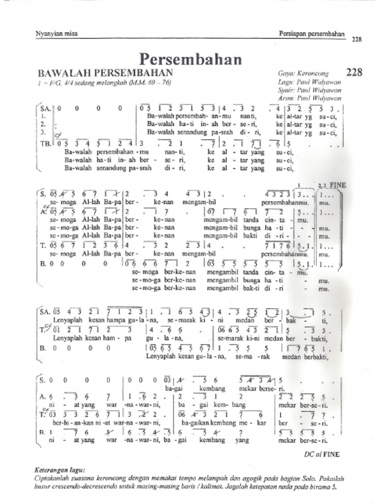 Bawalah Persembahan PDF Free | PDF