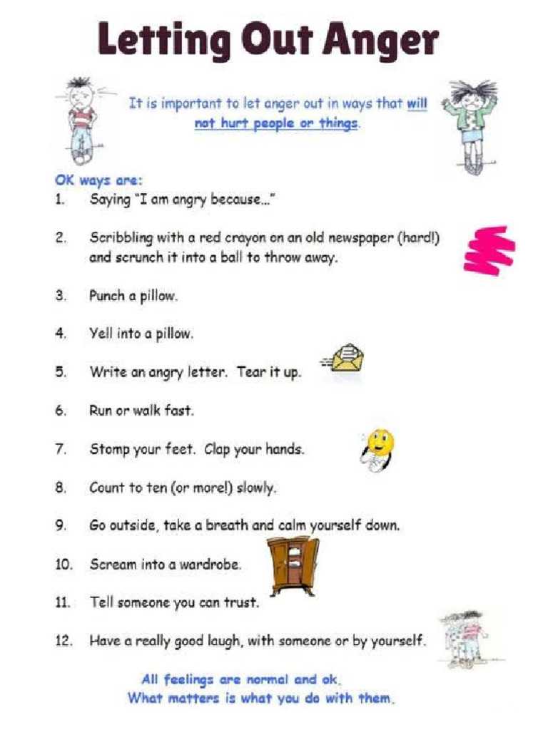 Letting Out Anger | PDF
