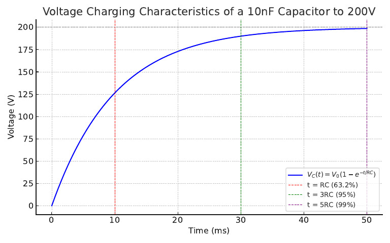 Charging Curve 10nF Capacitor | PDF
