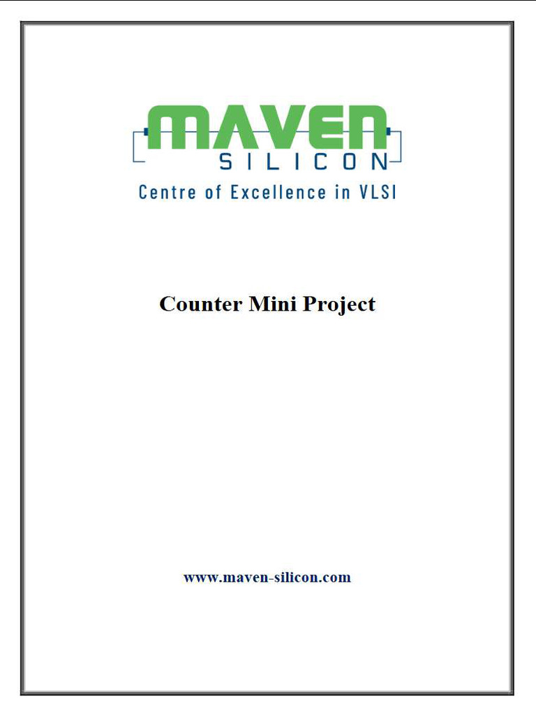 SV Mini Project (Verification of Counter RTL Using SV) | PDF