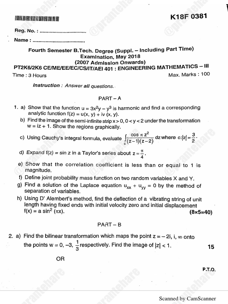 Probability Theory and Random Processes ALL PYQ (Pran Tehare) | PDF | Statistical Models ...