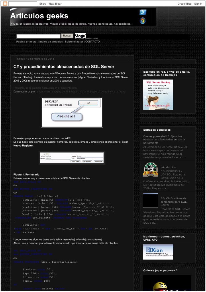 C# y Procedimientos Almacenados de SQL Server | PDF | Servidor SQL de ...