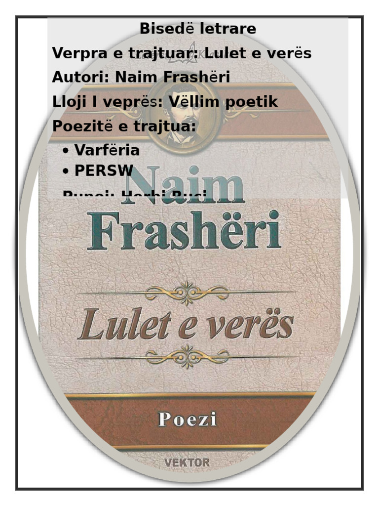 Naim Frasheri | PDF