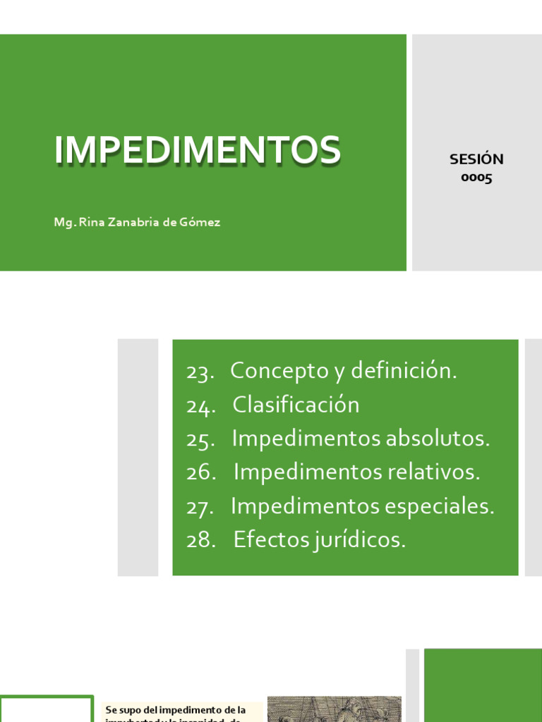 Impedimentos Matrimoniales: Clases y Efectos | PDF | Anulación | Matrimonio