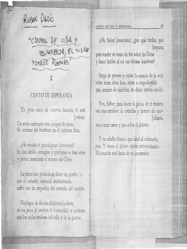 DARIO, Ruben. Lo Fatal y Otros Poemas. | PDF