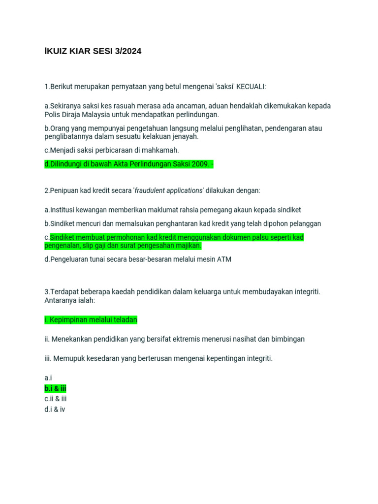 Final Kiar | PDF