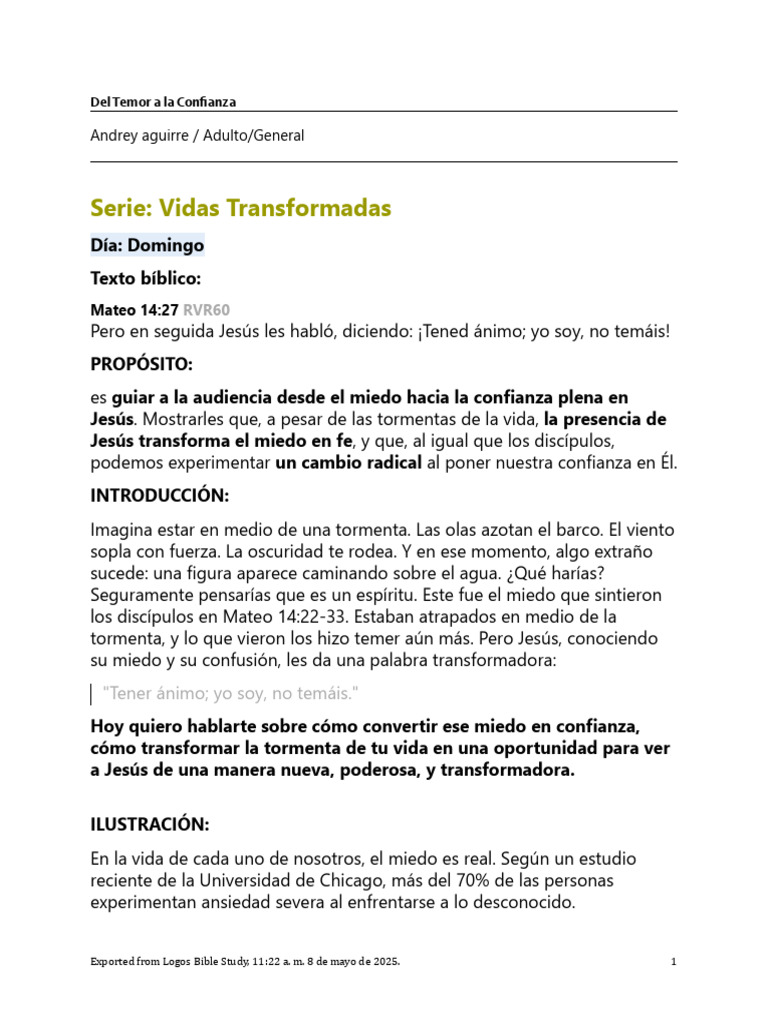 Serie (Vidas Trasformadas) Tema 2 | PDF | Jesús | San Pedro