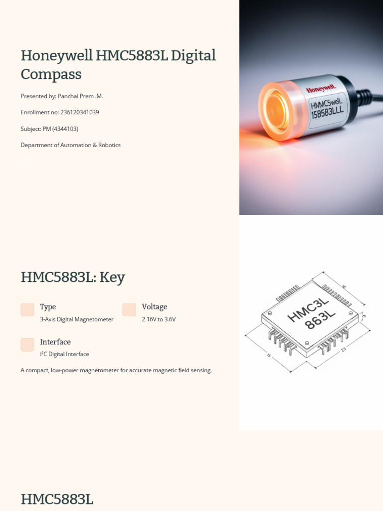 Honeywell-HMC5883L-Digital-Compass. Final | PDF