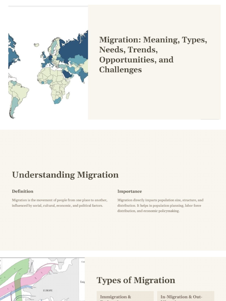 Migration | PDF