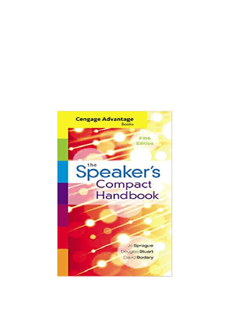 (Ebook PDF) The Speaker's Compact Handbook, Spiral Bound Version 5th ...