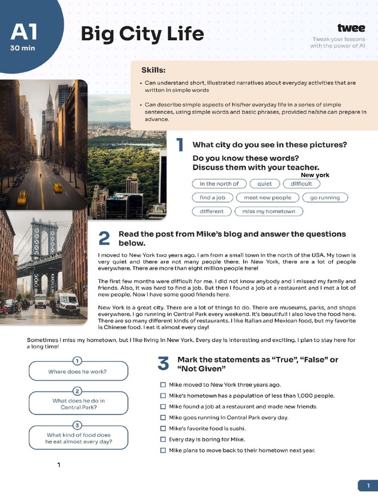 Big City Life - JPG | PDF