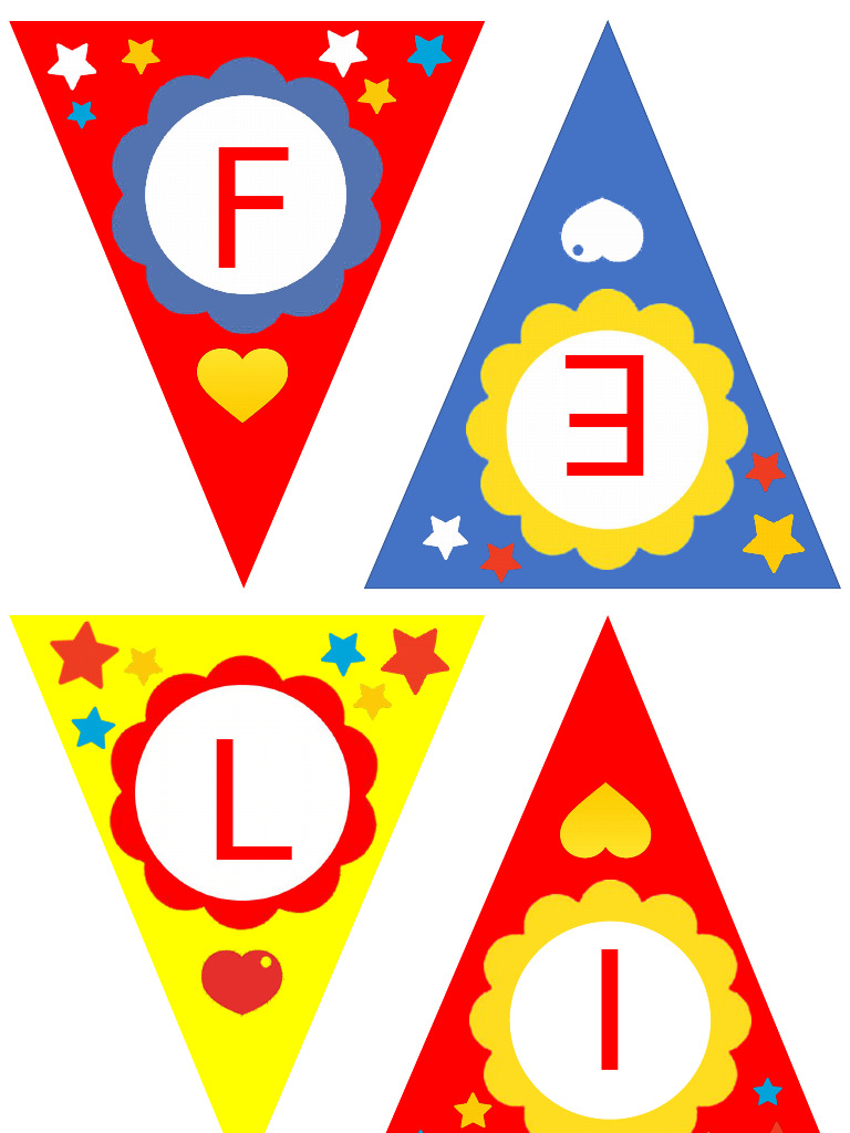 Banderines Payaso Plim Plim | PDF