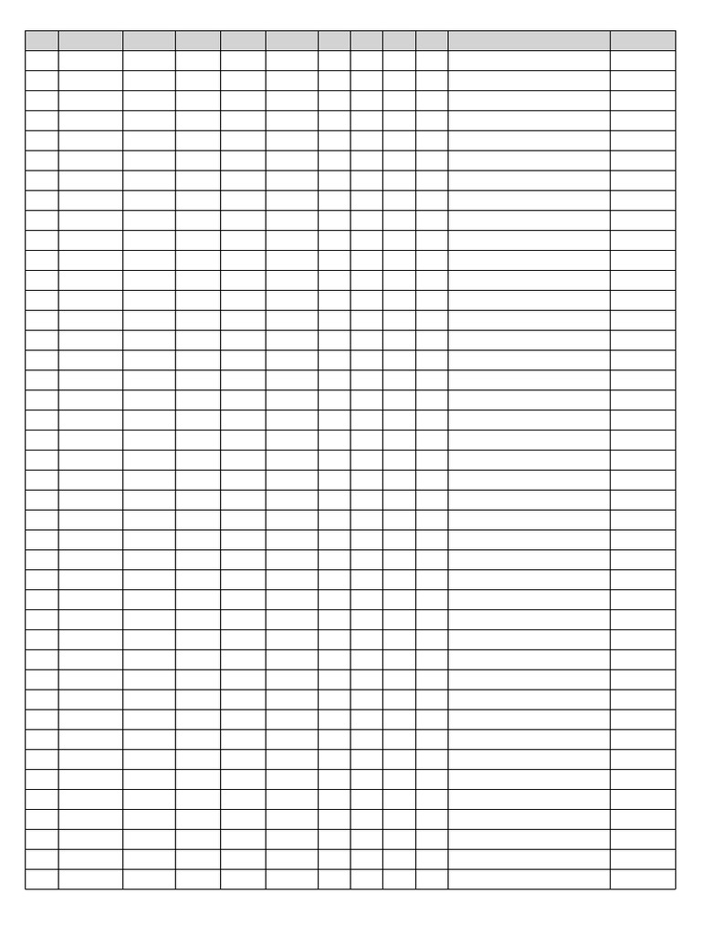 Improved Mock Test Record Sheet | PDF