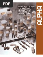 LECO Reference Materials Catalog | PDF | Iron | Oxide