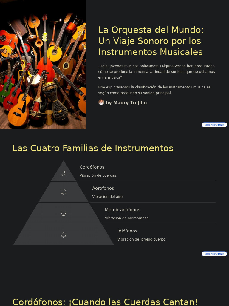 La Orquesta Del Mundo Un Viaje Sonoro Por Los Instrumentos Musicales | PDF | Instrumentos ...