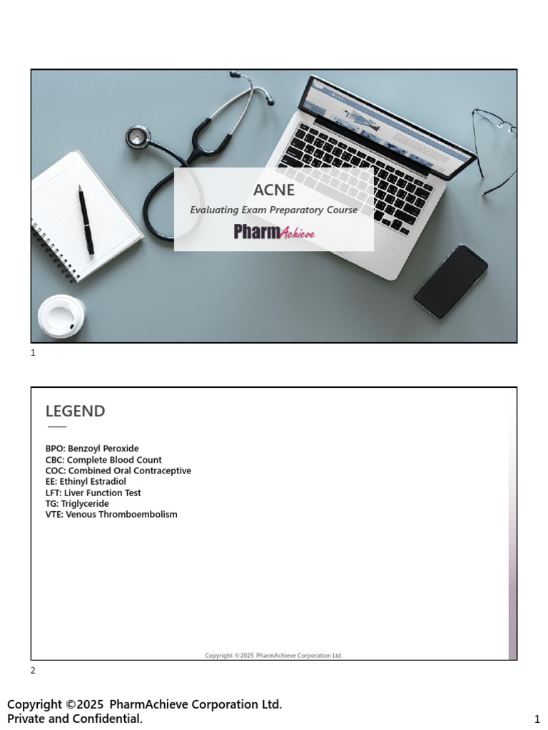 Acne Vulgaris: Evaluation & Treatment Guide | PDF | Medical Specialties ...