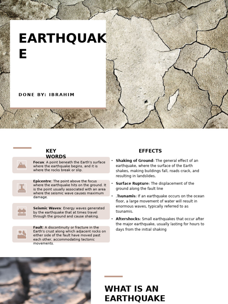 Ibrahim Bin Imran - Fa1 | PDF | Earthquakes | Moment Magnitude Scale
