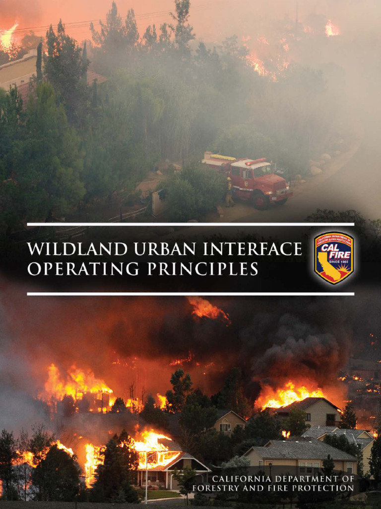CAL FIRE Wildland Urban Interface Book | PDF | Firefighter | Leadership
