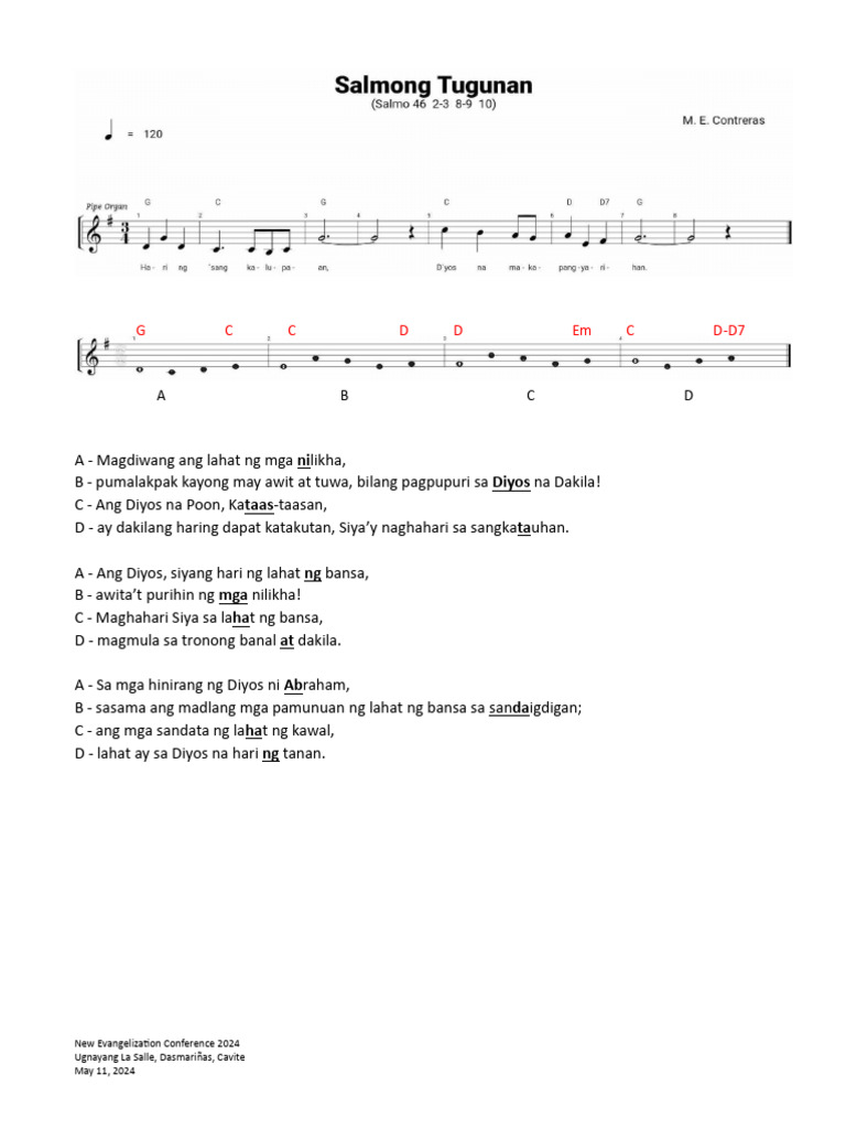 Salmong Tugunan NEC May 11 2024 | PDF