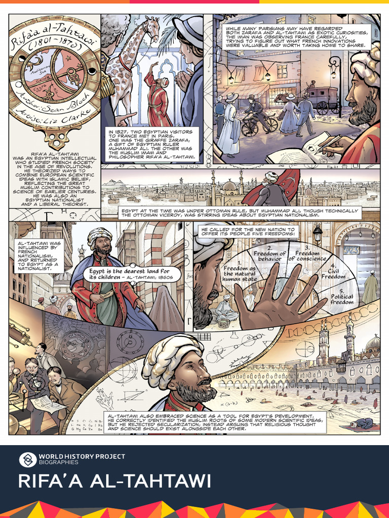 WHP 1750 - 2 3 12 Rifaa - Al Tahtawi Graphic - Biography | PDF