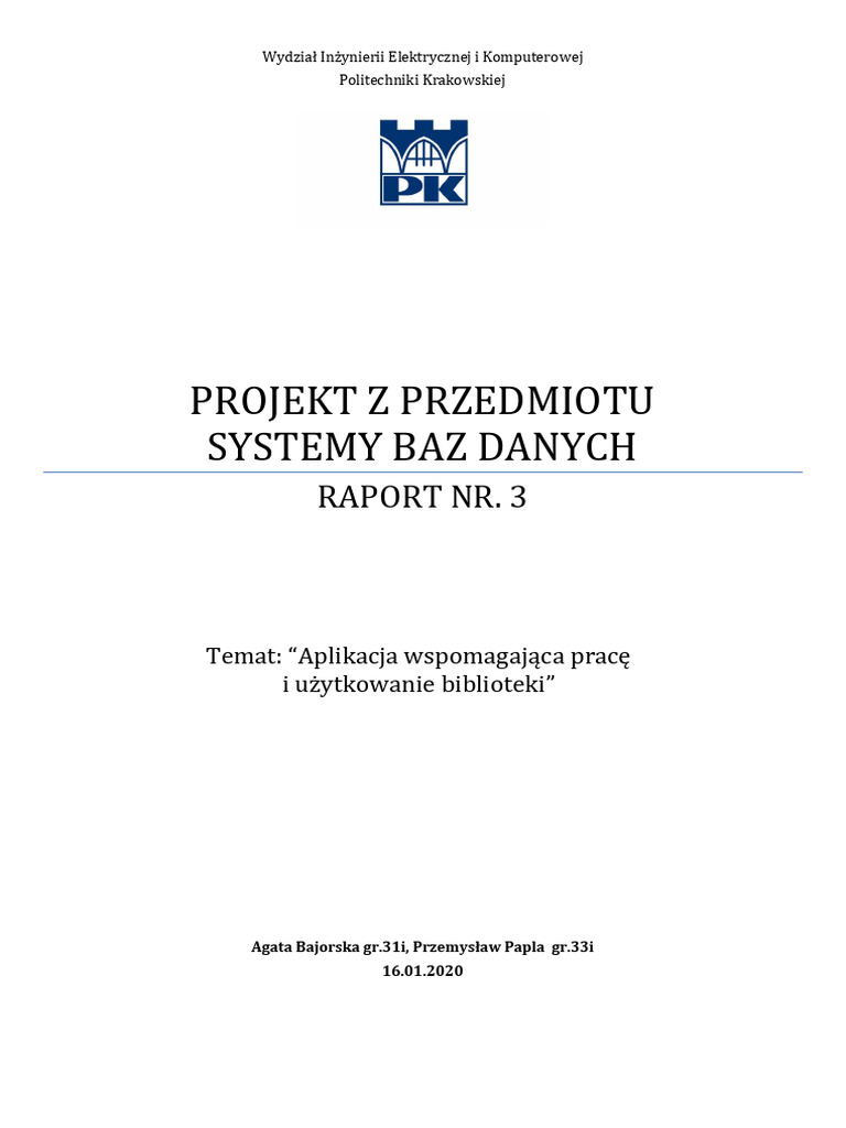 Przyklad_projektu | PDF