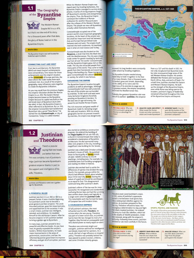 Chapter 12 Byzantine and Islam | PDF