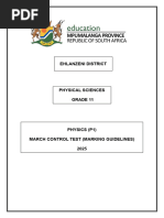 Grade 11 Physical Science P1 Exam 2025 | PDF | Force | Physics
