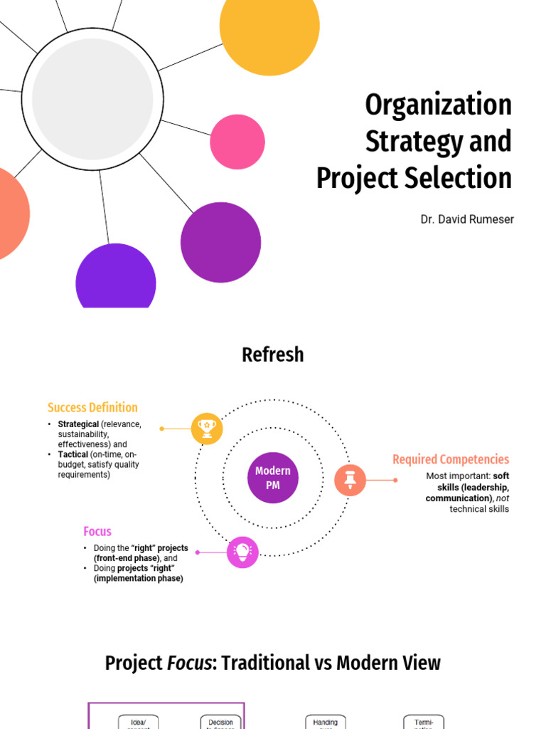 Project Selection and Organization Strategy | PDF | Internal Rate Of ...