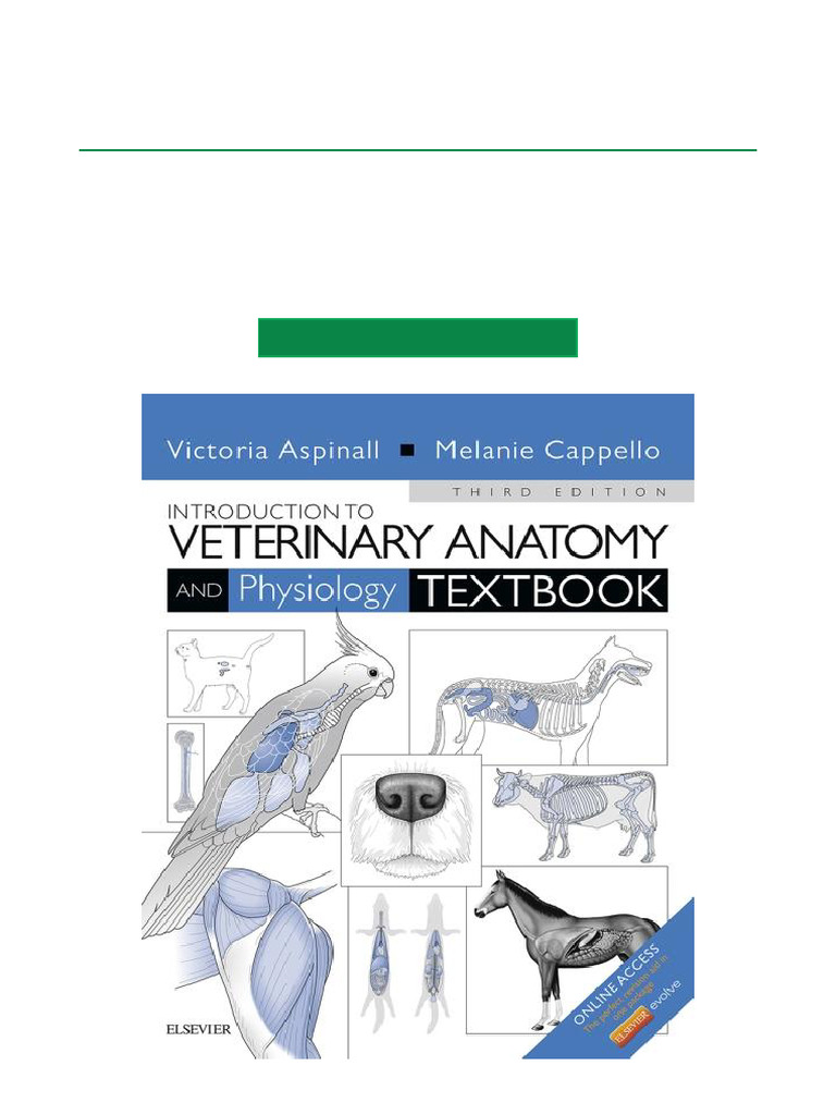 Introduction To Veterinary Anatomy and Physiology Textbook, 3rd Edition ...