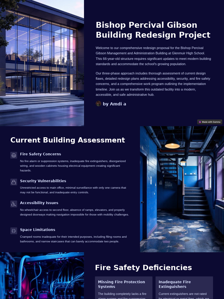 Bishop Percival Gibson Building Redesign Project | PDF | Accessibility ...