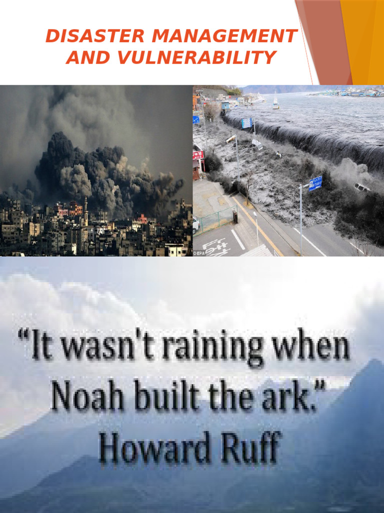 Disaster Management and Vulnerability | PDF | Emergency Management ...