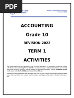 Grade 10 Accounting Resource Pack 2025 | PDF | Debits And Credits ...