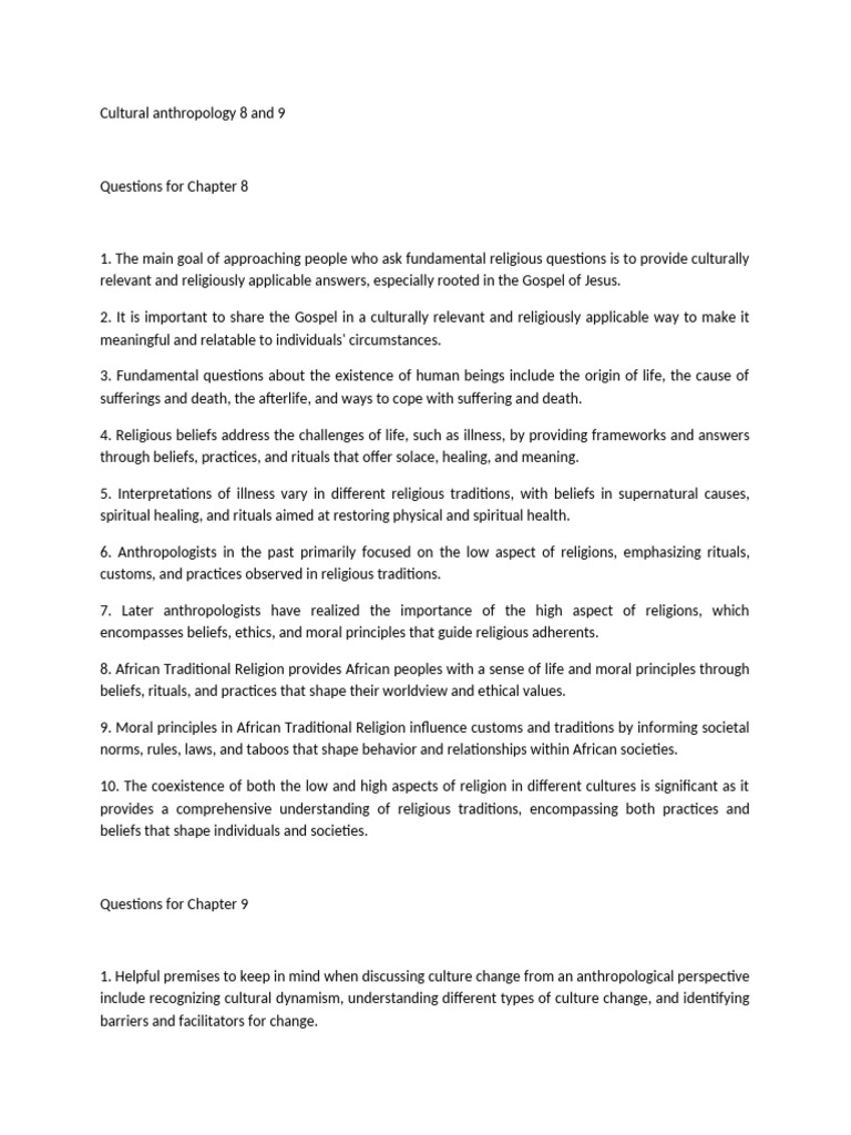 Cultural anthro-WPS Office | PDF | Anthropology | Traditions