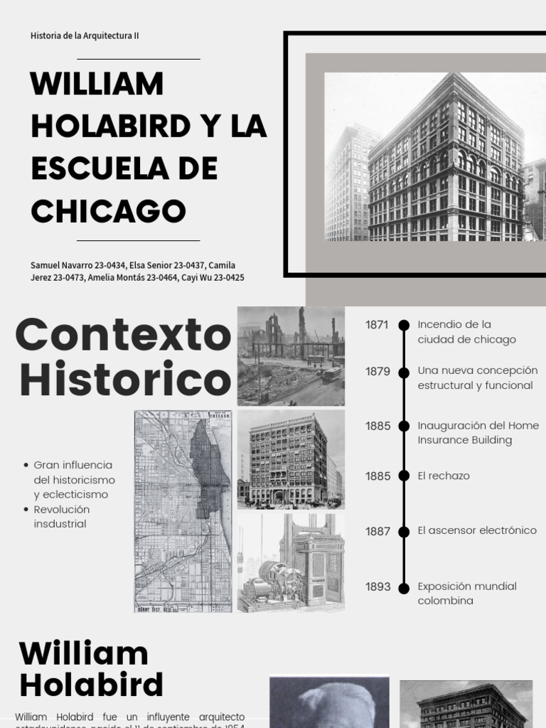 Legado de William Holabird en Chicago | PDF | Estilos arquitectonicos ...