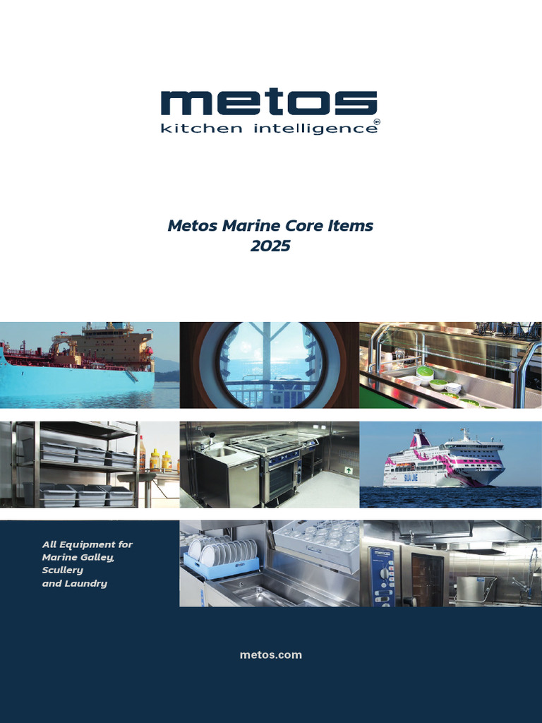 Metos Marine Galley Equipment Overview | PDF | Refrigerator | Grilling