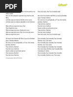 Letra do Hino Quebrantado - Vineyard | PDF | Poesia