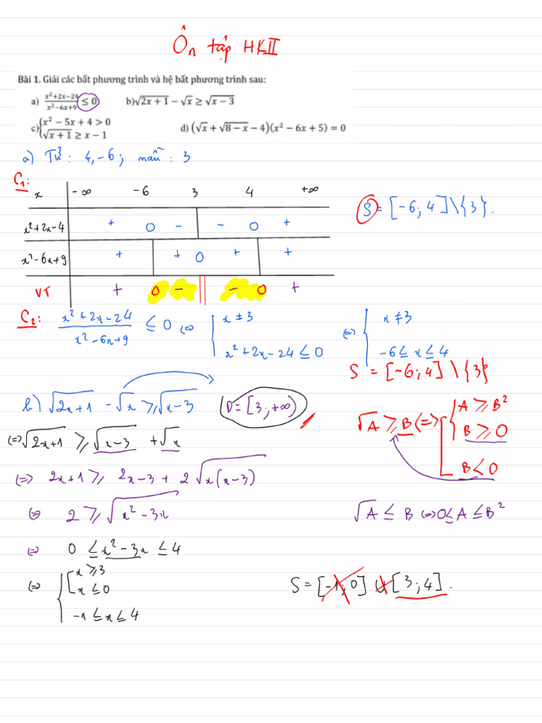 (10TC1) (13.04.2025) Ôn tập HKII | PDF