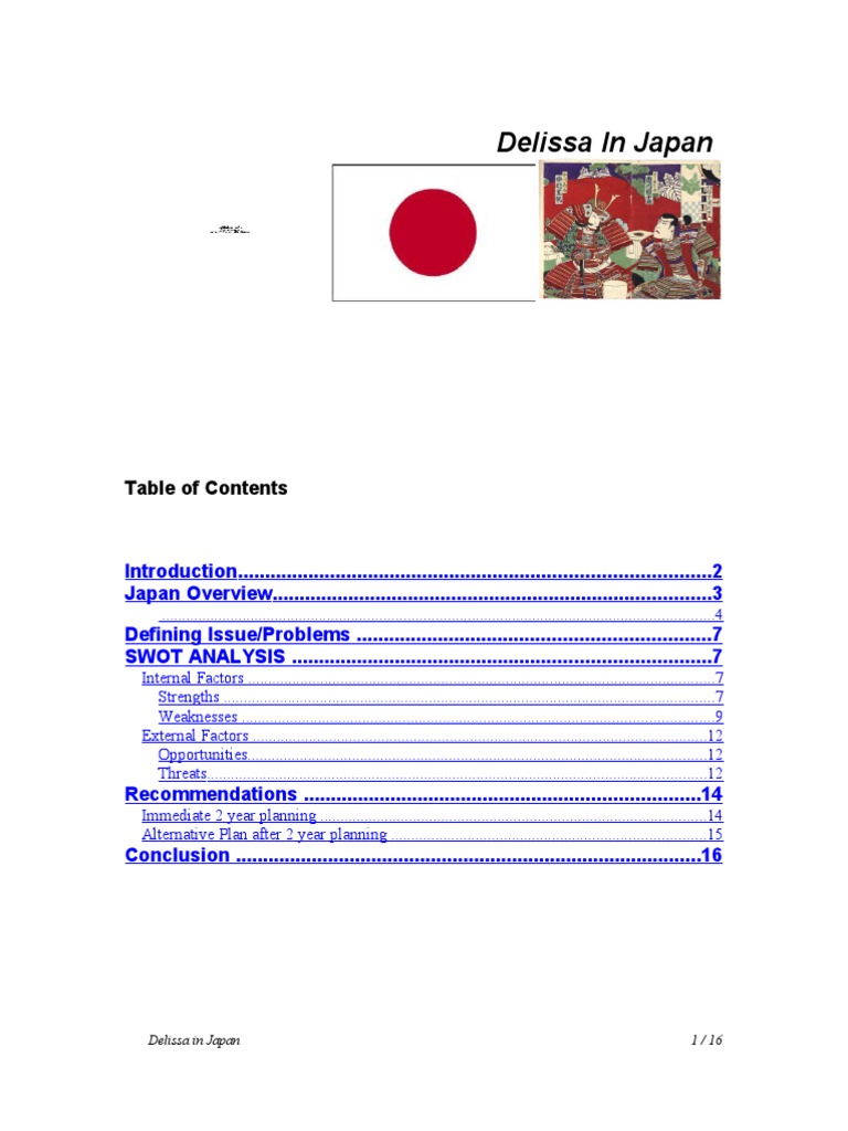Delissa Japan Case Study by ASB | PDF | Advertising | Japan