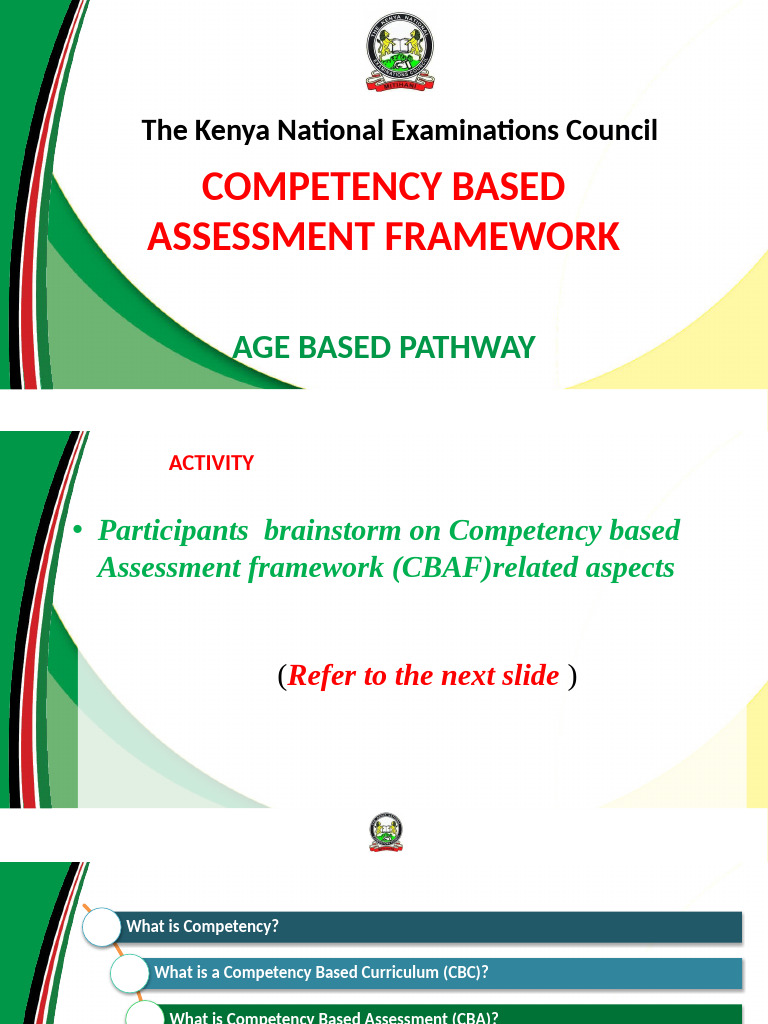 Cba Framework Nov 2021 | PDF | Educational Assessment | Learning