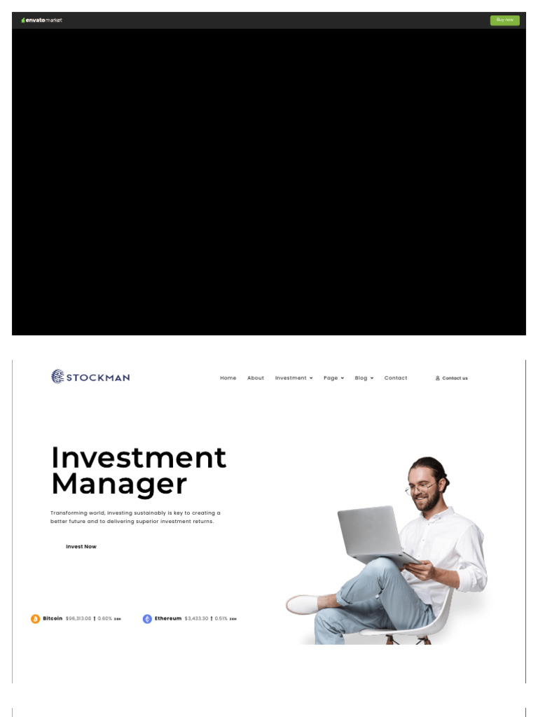 Stockmen - Investment Manager Template Kit Preview - ThemeForest | PDF ...