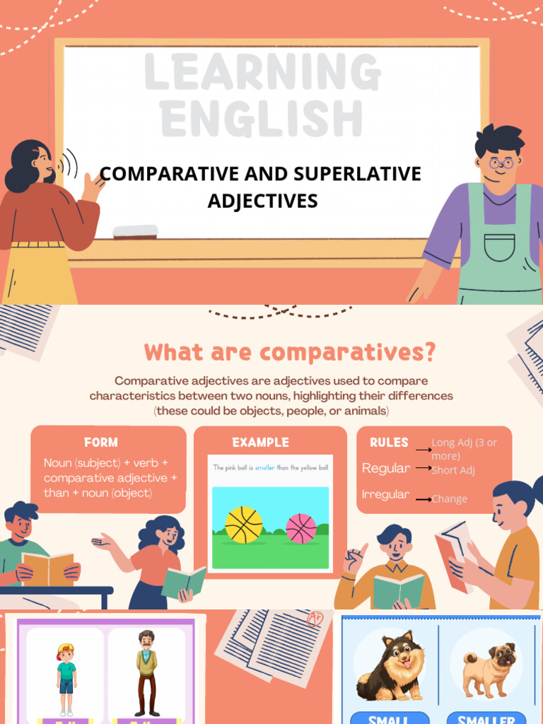 Comparative and Superlative Adj Presentation | PDF | Adjective ...