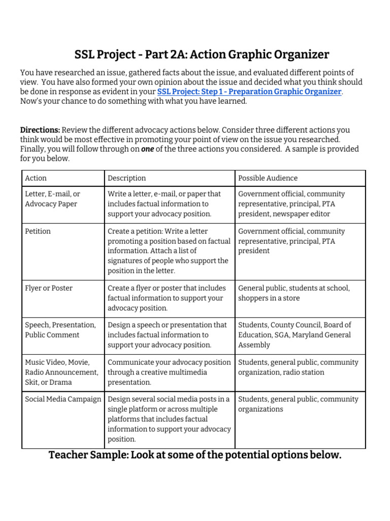 Yousif Hakimzada - SSL Project - Part 2A - Action Graphic Organizer ...