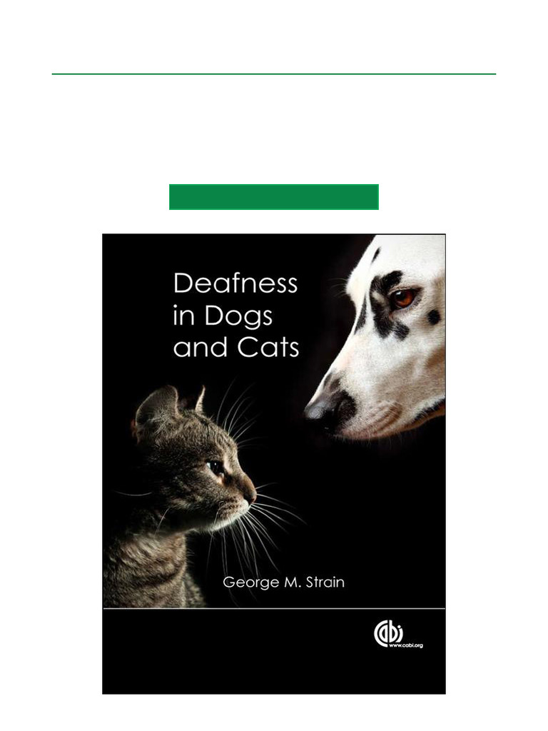 Understanding Deafness in Pets | PDF | Ear | Hearing Loss