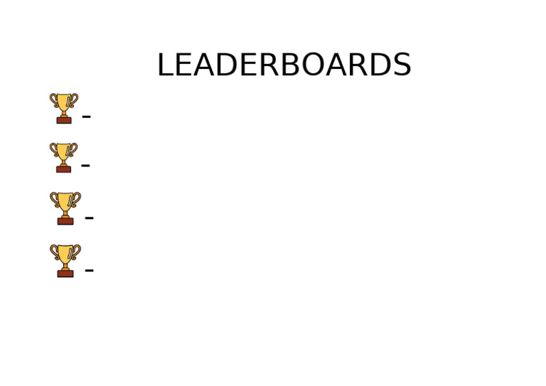 LEADERBOARDS | PDF
