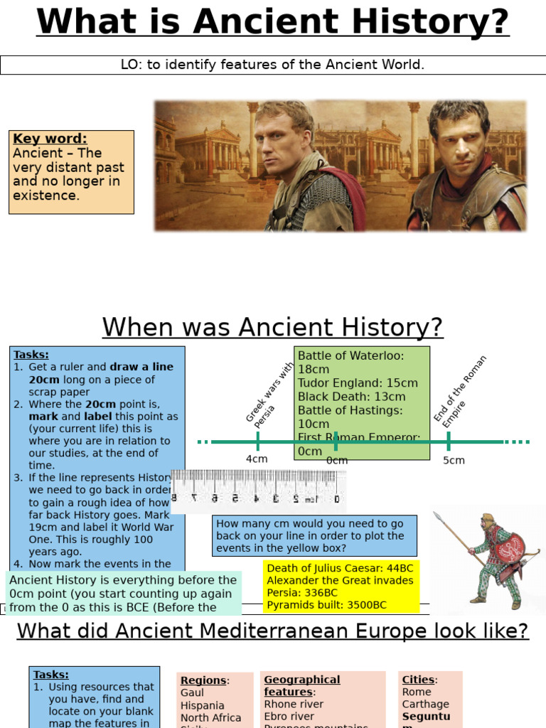 L01 - What Is Ancient History | PDF | North Africa | Ancient Europe