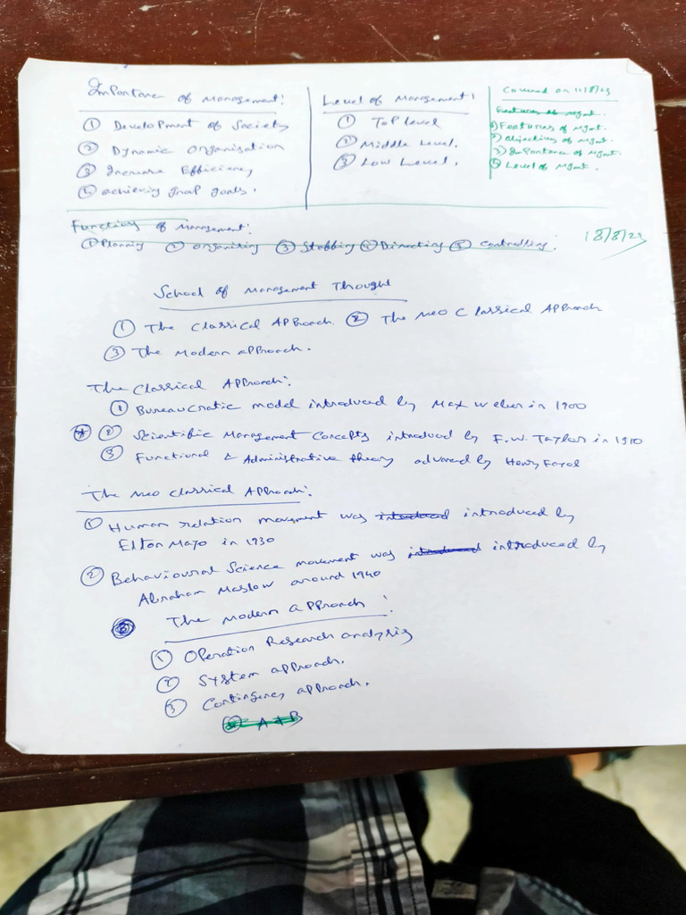 Day 2 Notes Management | PDF