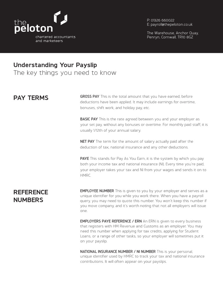 Understanding-Your-Payslip | PDF | Government Finances | Taxation